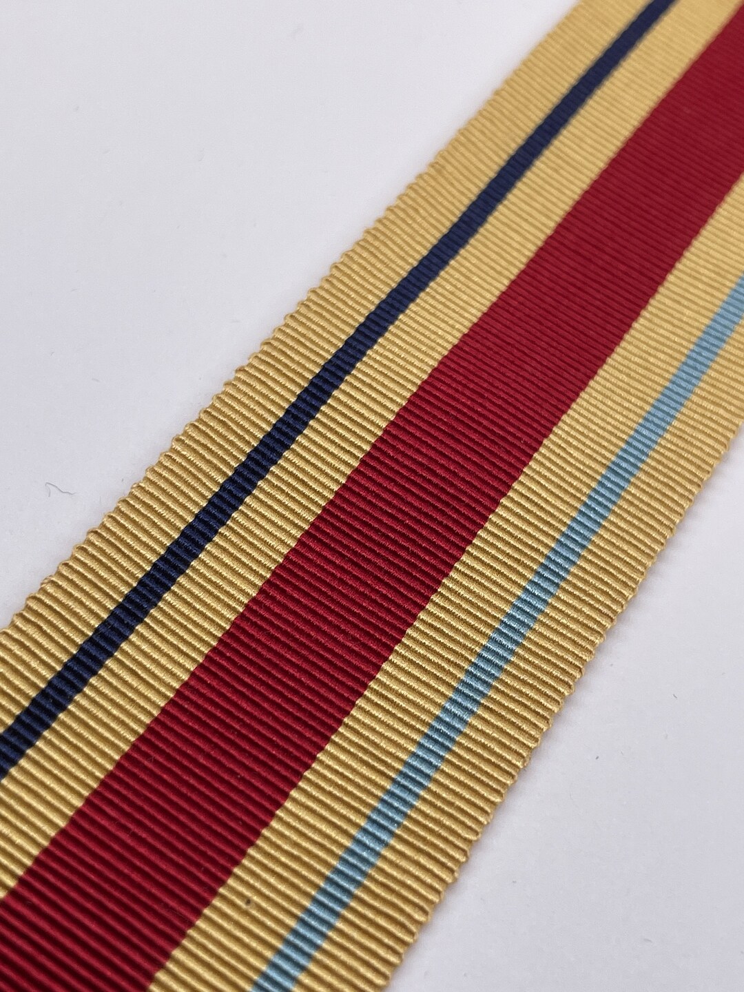 Original Africa Star Ribbon, Full Size, World War 2, ("new-old-stock ...