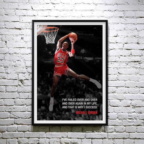Michael Jordan Poster - Shop Online - Etsy