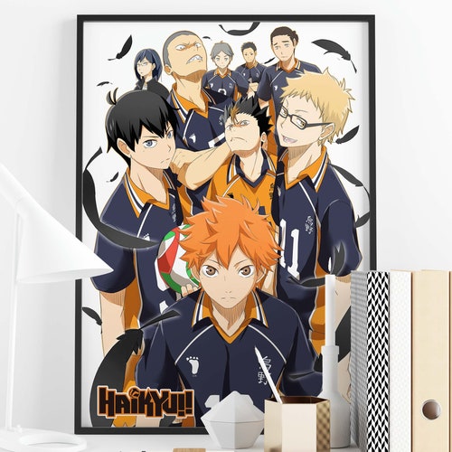 Haikyu Manga Series Team Karasuno . 9 Printable Poster. - Etsy