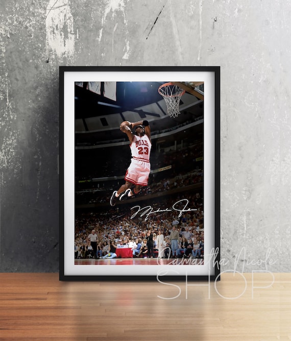 Michael Jordan Poster Dunk