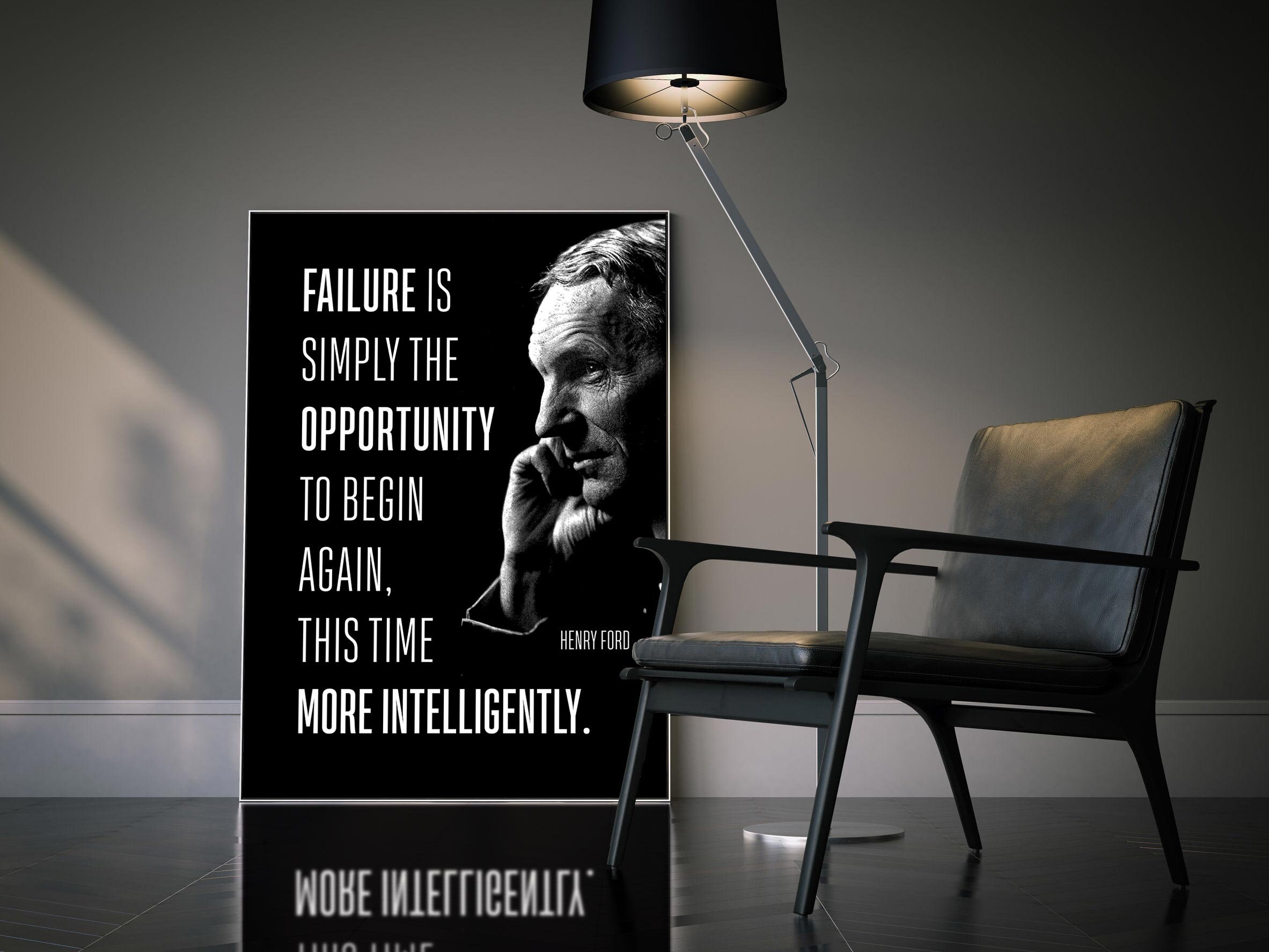 Henry Ford Quote "failure is Simply the Opportunity to Begin Again ...