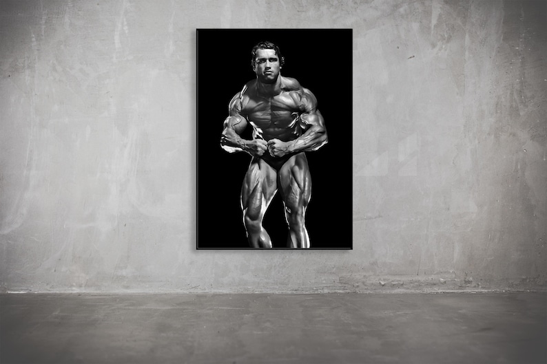 Arnold Schwarzenegger Muscular Pose | Classic | Printable Poster - Etsy