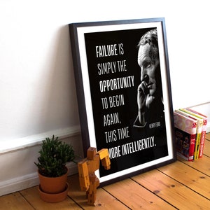 Henry Ford Quote "failure is Simply the Opportunity to Begin Again ...
