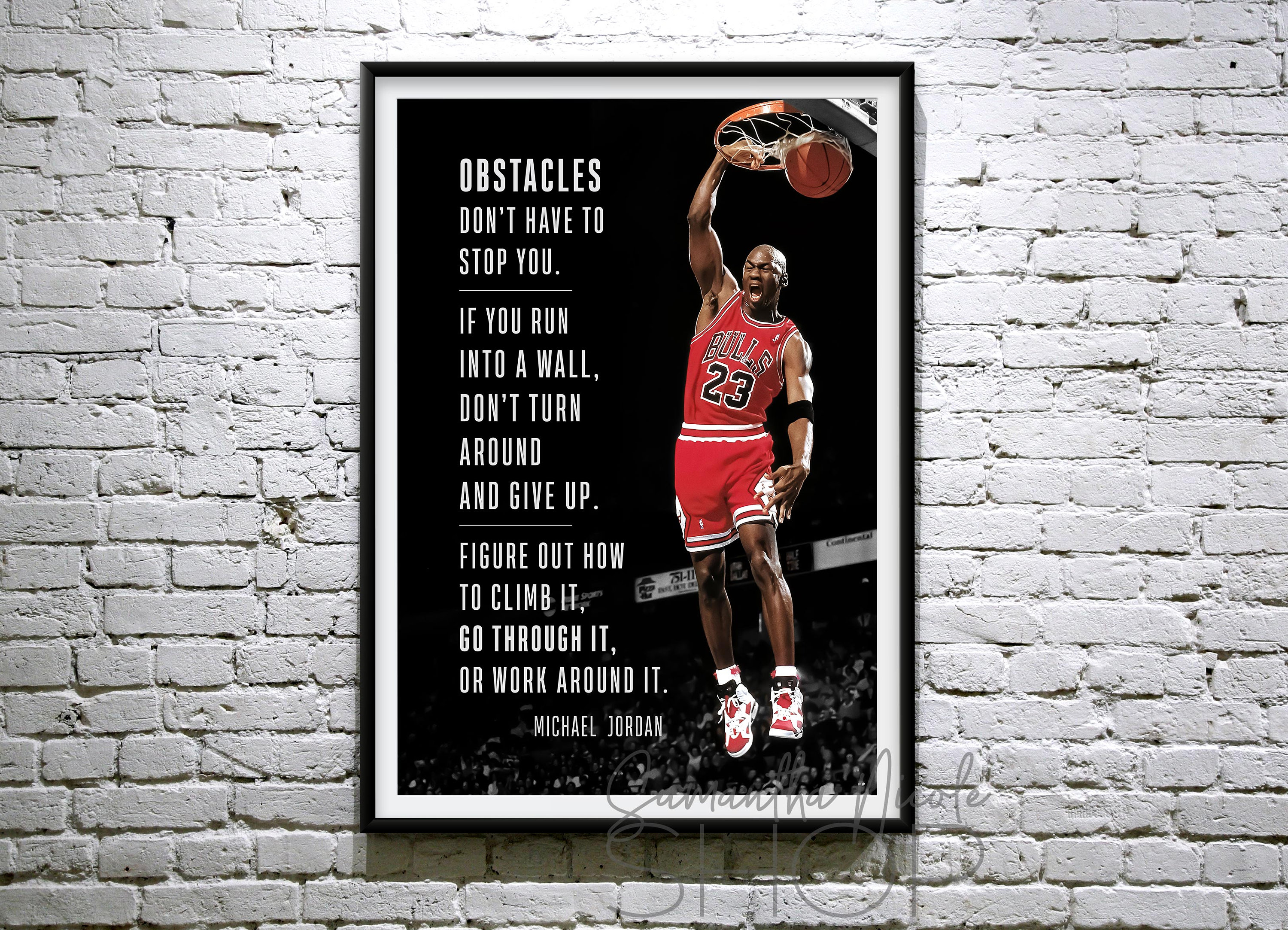 Michael Jordan Quotes Obstacles
