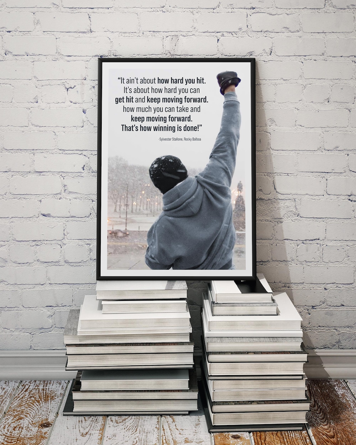 Rocky Balboa Motivational Poster, Quotes. Downloadable, Printable ...