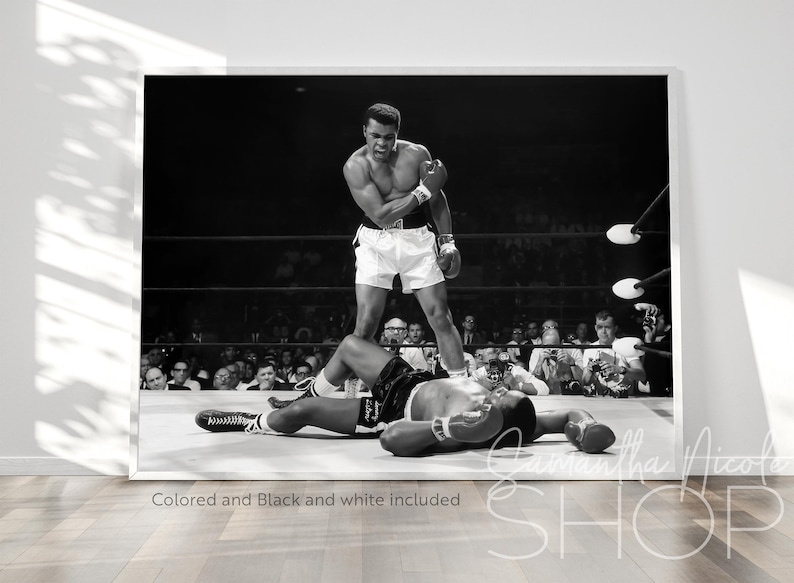 Muhammad Ali Vs Sonny Liston. First Round KO 1965. One of Boxing Most ...