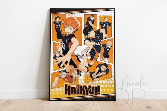 Haikyu Manga Series Team Karasuno . V3 Printable Poster. - Etsy Canada