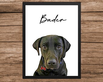 Dog Memorial Black Lab - Etsy
