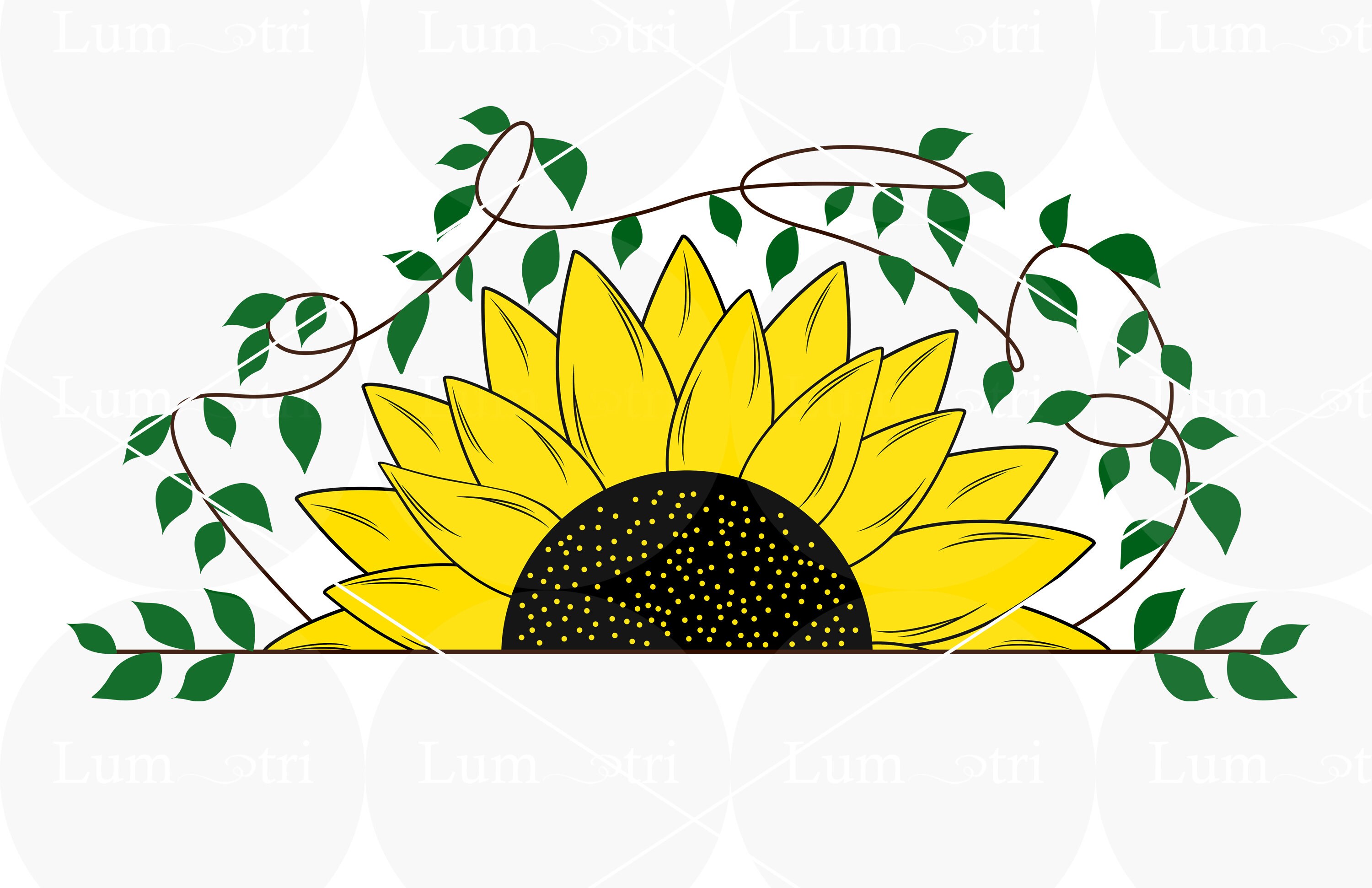Sunflowers Svg Sunflower Png Sunflower Svg Autumn Svg | Etsy