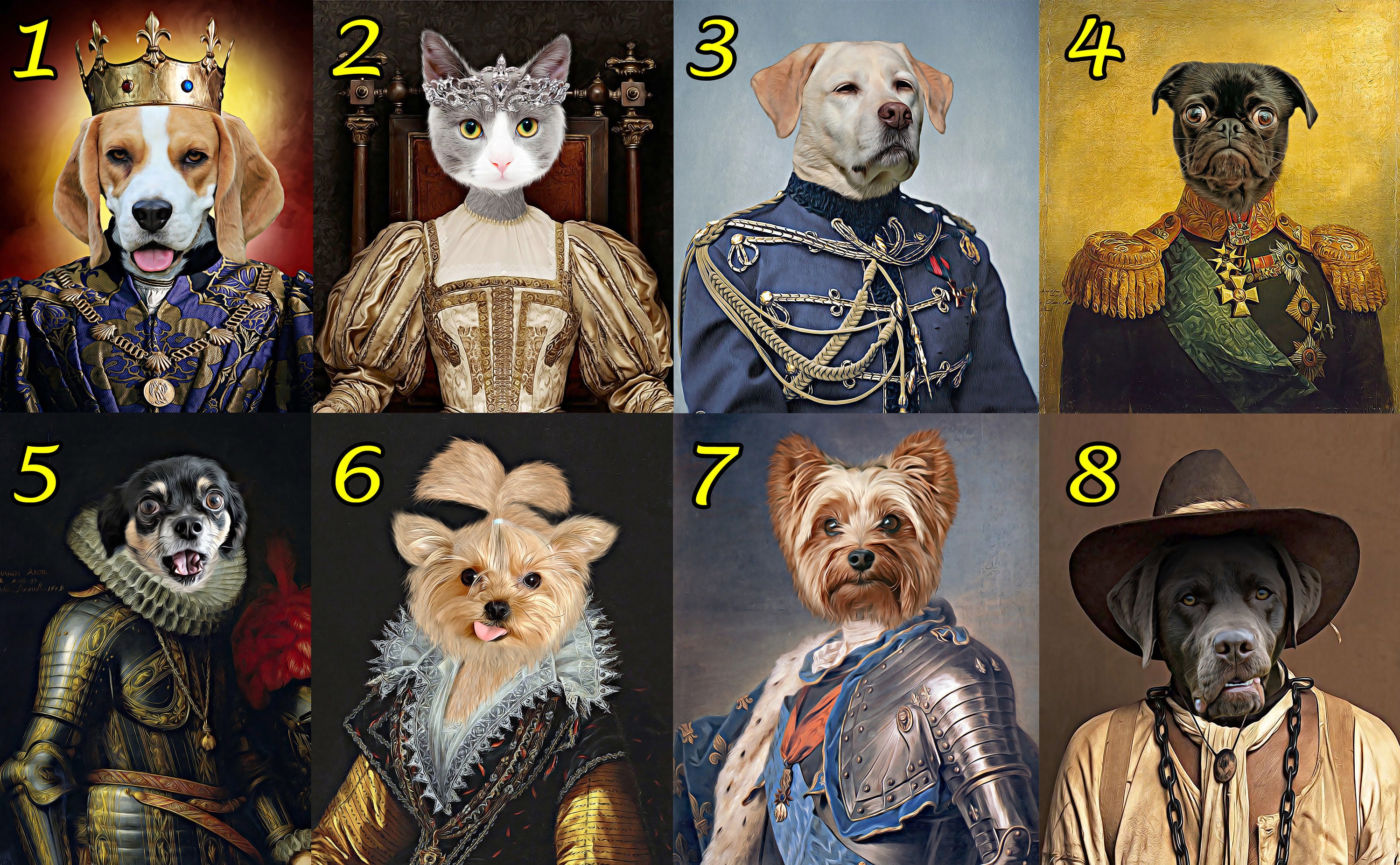 Custom dog painting pet memorial dog portrait custom | Etsy