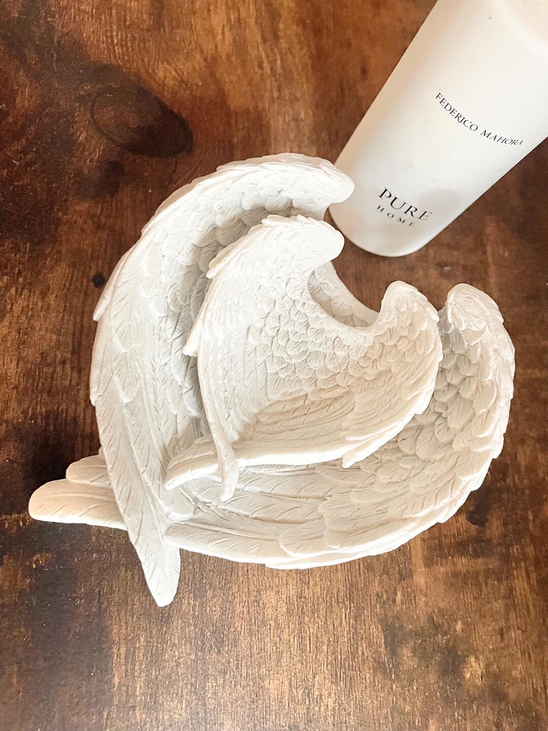Angel Wing Dish Bowl / Tealight Holder / Spiritual / Healing /crystal ...