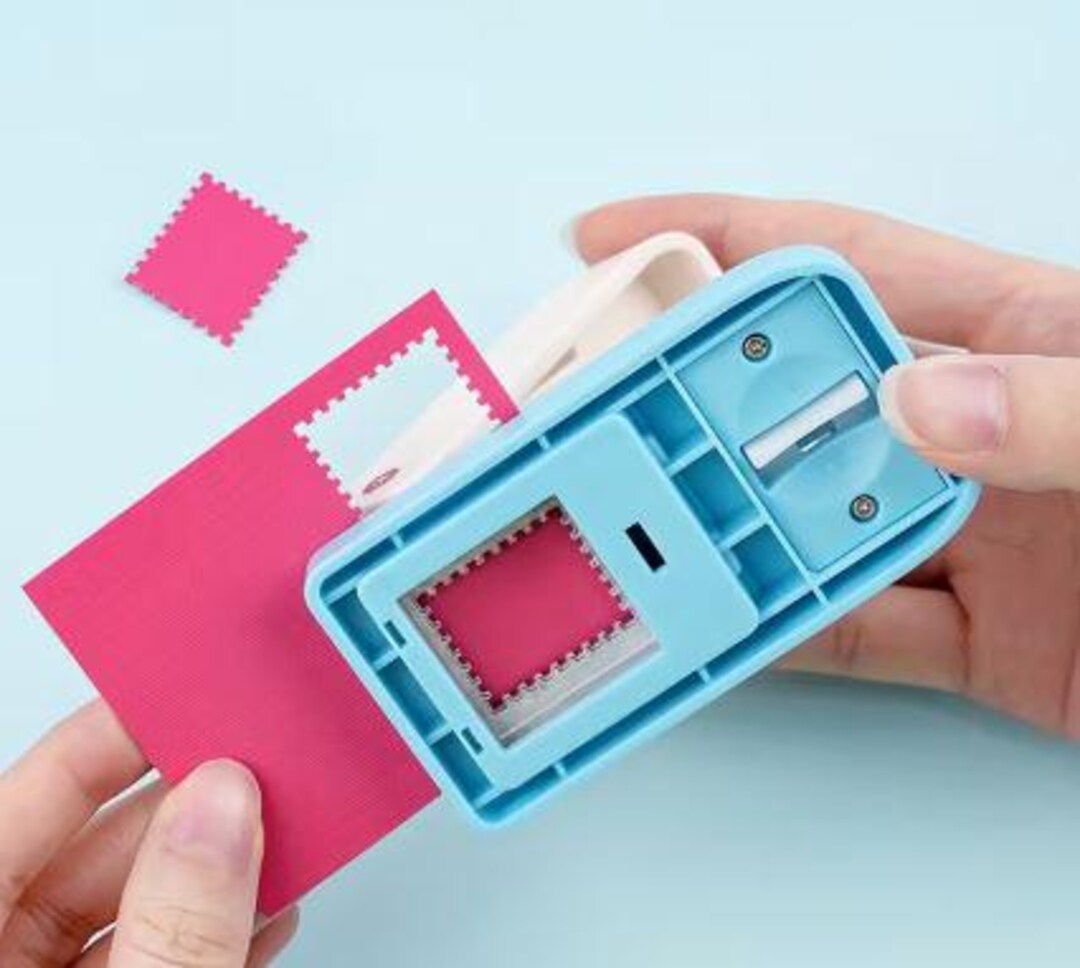 Postage Stamp Punch Cutter | Junk Journal Supplies | Scrapbooking Craft ...