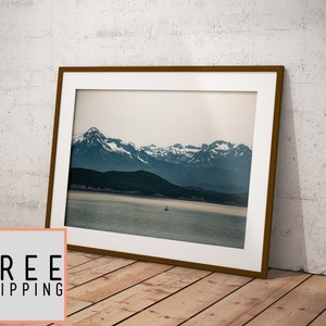 Alaska Photography Wall Art, Coastal Mountains Landscape Photograph ...