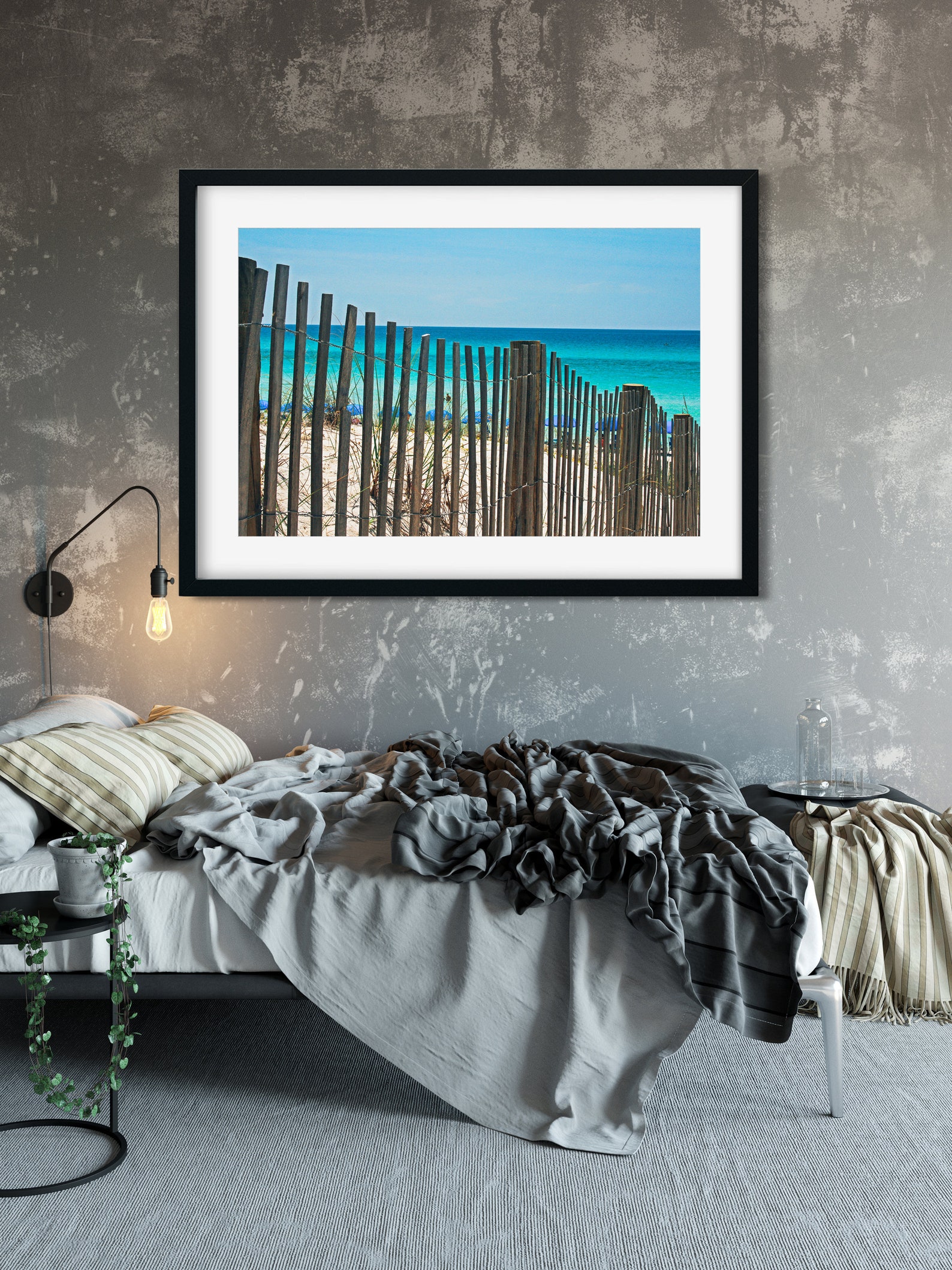 Blue and Turquoise Beach Print, Summer Home Decor, Destin Florida Wall ...