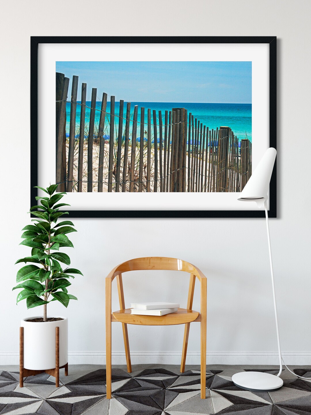 Blue and Turquoise Beach Print, Summer Home Decor, Destin Florida Wall ...