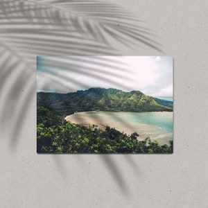 Printable Hawaii Wall Decor, Tropical Landscape Print, Hawaiian Wall ...