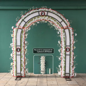 Luxury Backdrop Fleurs Artificielles Mariage Romantic Decoration Custom ...