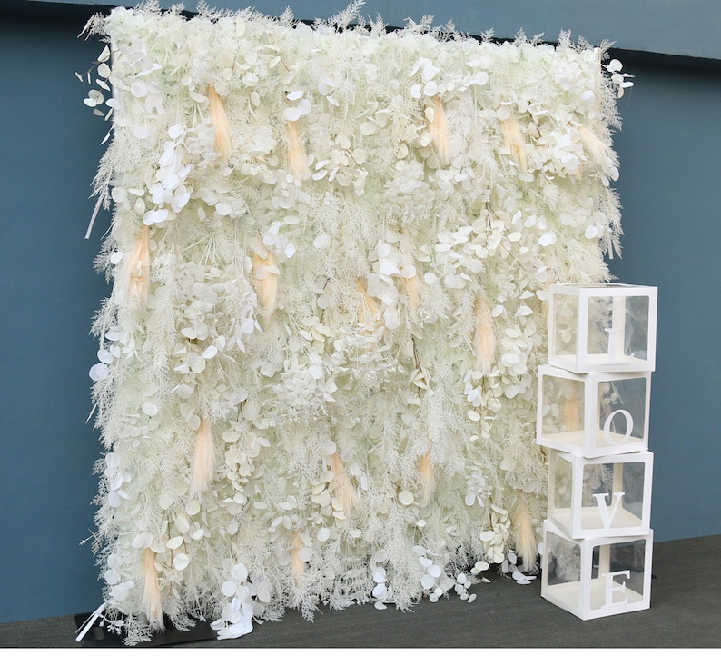 Cloth Flower Wall Romantic 3D Flower Wall Wedding Backdrop - Etsy