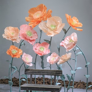 Free-standing Giant Flower Set Event Retail Front Window Decor Party ...