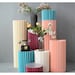 Wedding Props Stage Multicolor Origami Round Pillar Set Shopping Mall ...