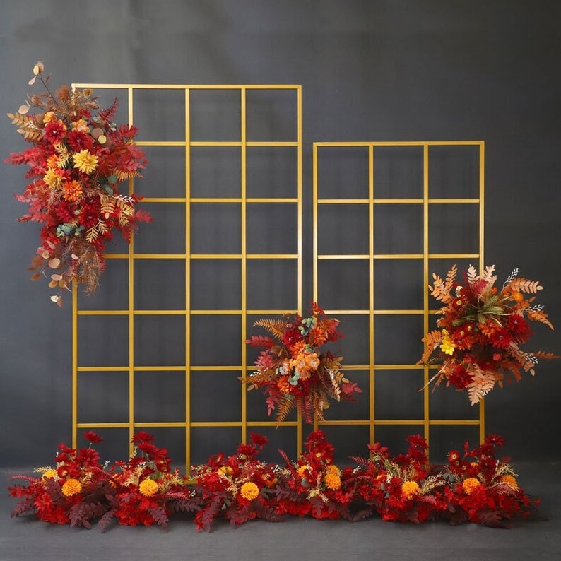 Wedding Arch Flower Arch Wrought Iron Backdrop Stand - Etsy