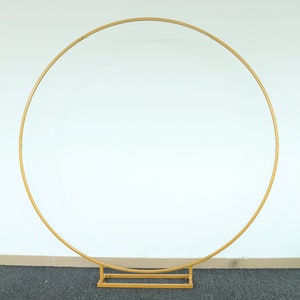 Wedding Round Arch Ring Stand Wedding Background Decor Birthday Party ...
