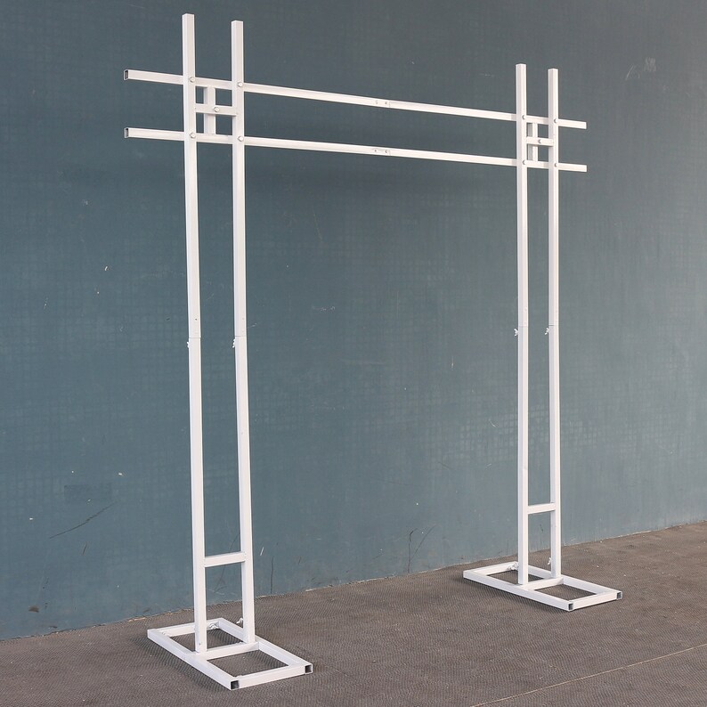 Wedding Arch Wrought Iron Wedding Props Double Pole Square - Etsy