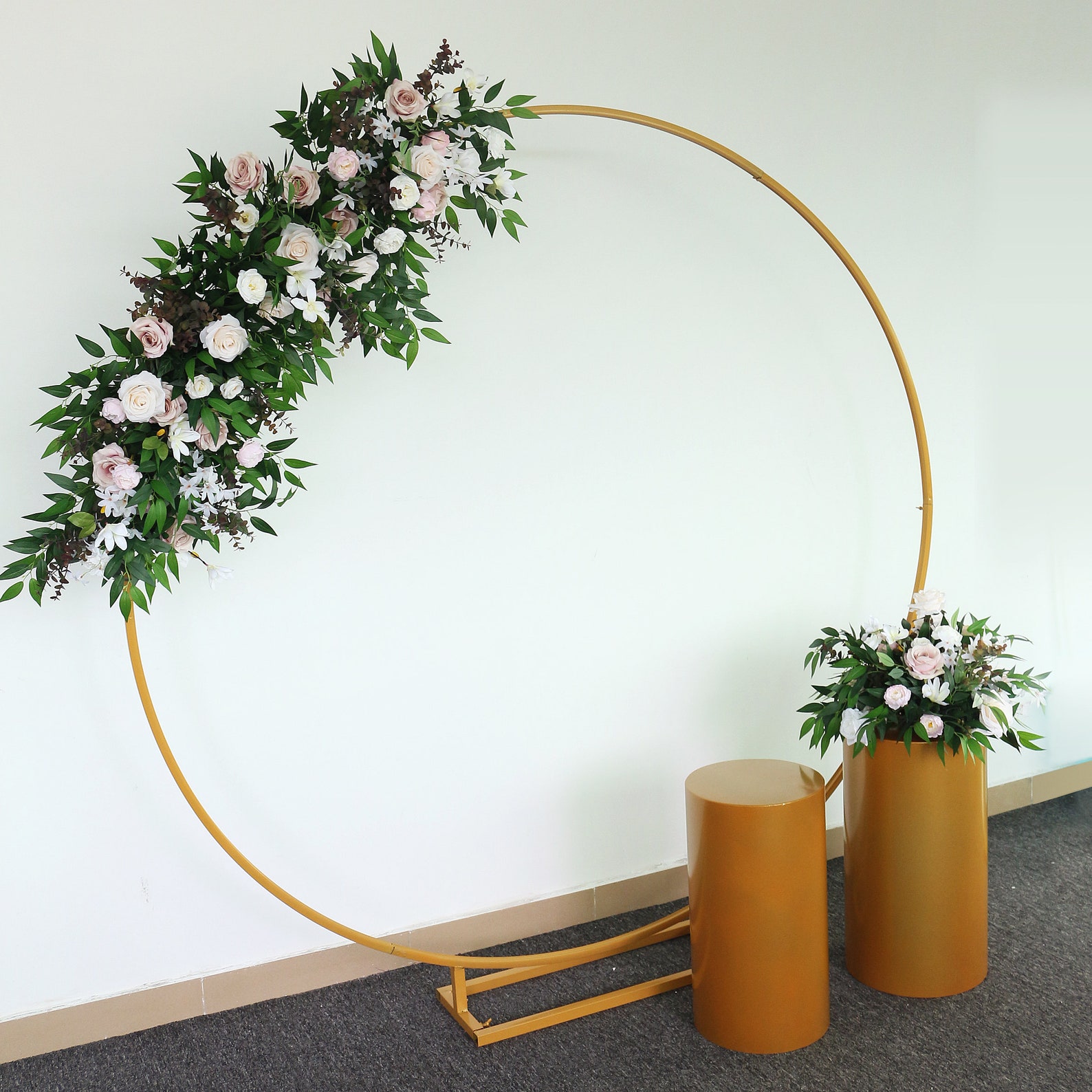 Wedding Round Arch Ring Stand Wedding Background Decor - Etsy