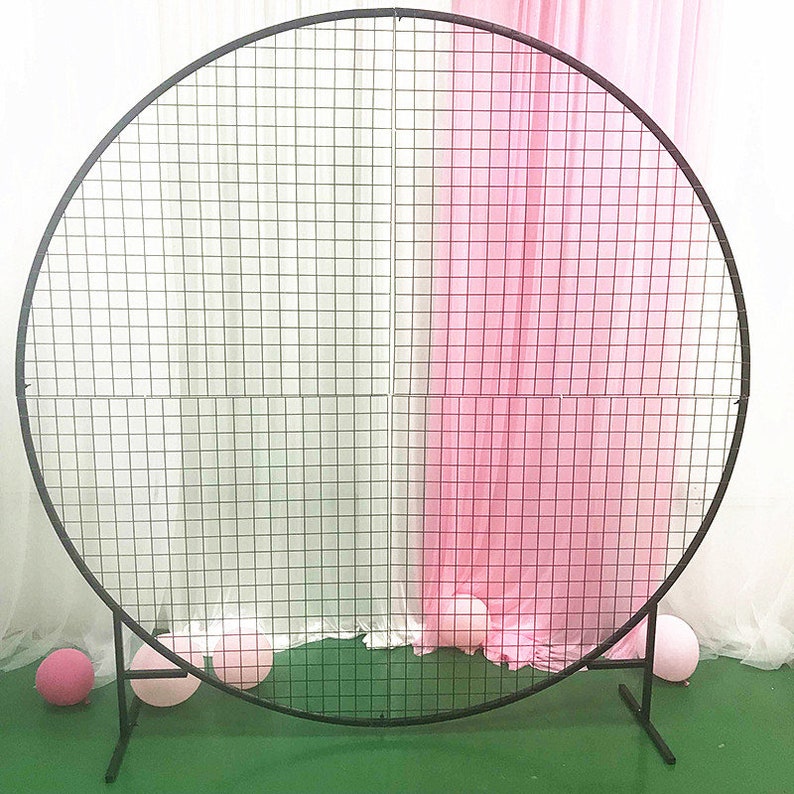 Circular ArchRound mesh Grid WeddingCircle Arch for | Etsy