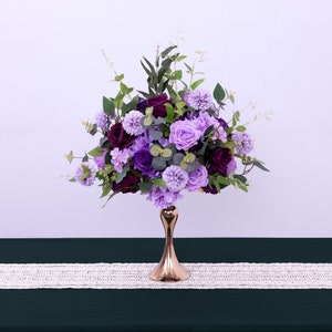 Purple Series Flower Ball for Event Backdrop Decoration 50cm Rose ...