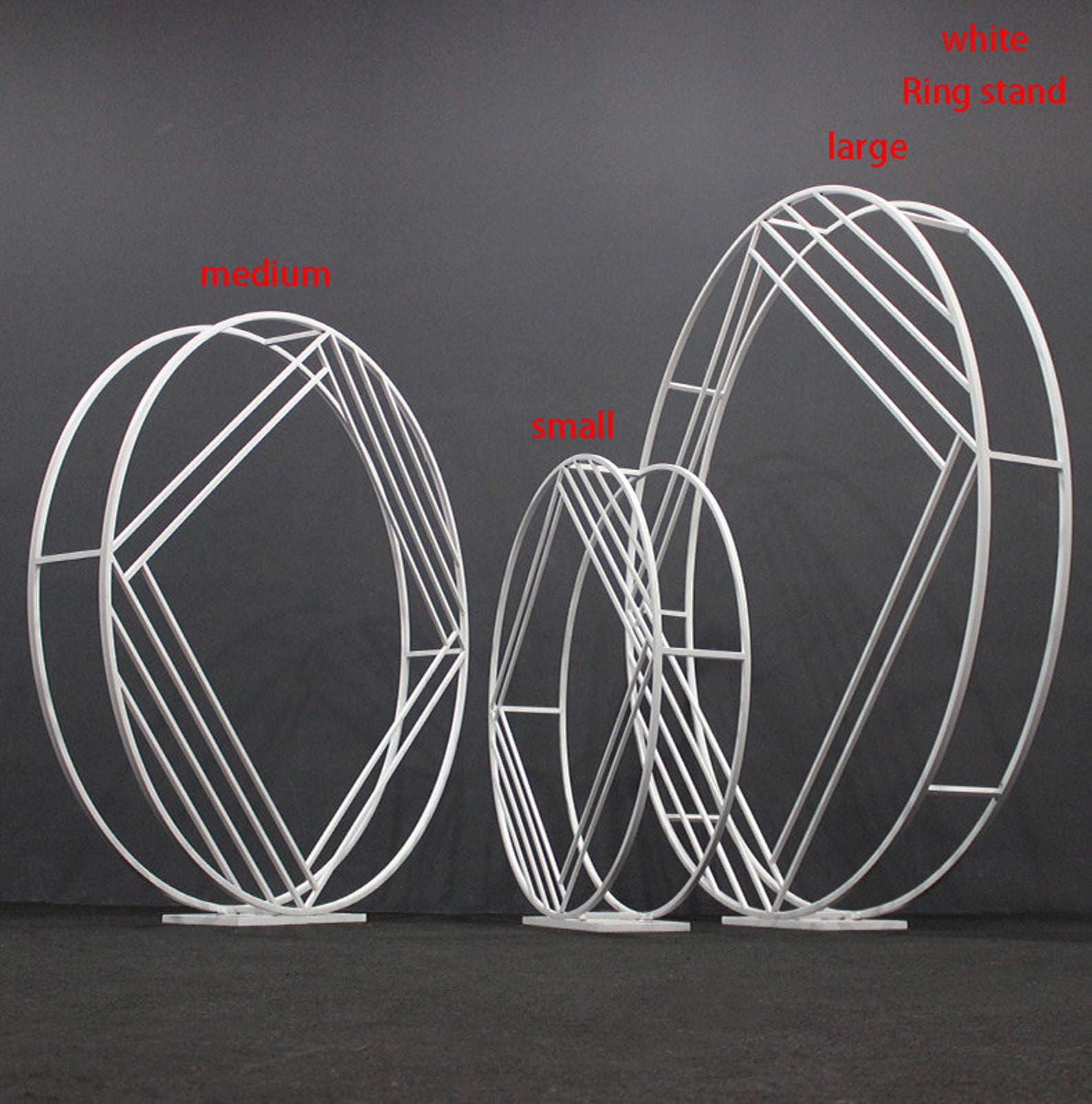 New Circle Ring Stand Wedding Arch Frame Deco Mariage - Etsy Hong Kong