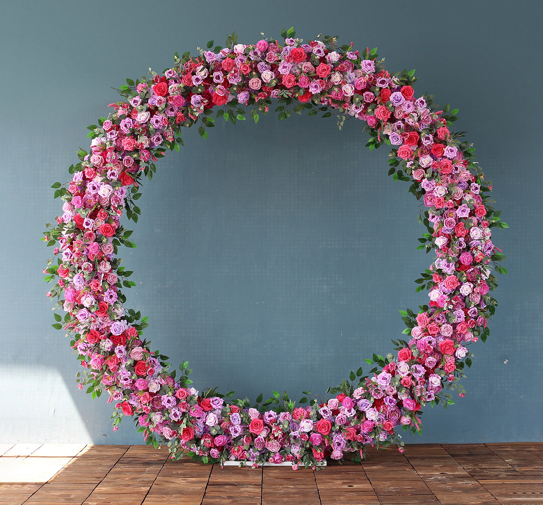 Round Arch Flower Stand Set Wedding Background Decor Rose - Etsy