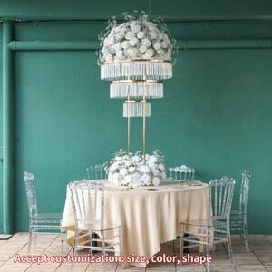 Luxury Backdrop Fleurs Artificielles Mariage Romantic Decoration Custom ...