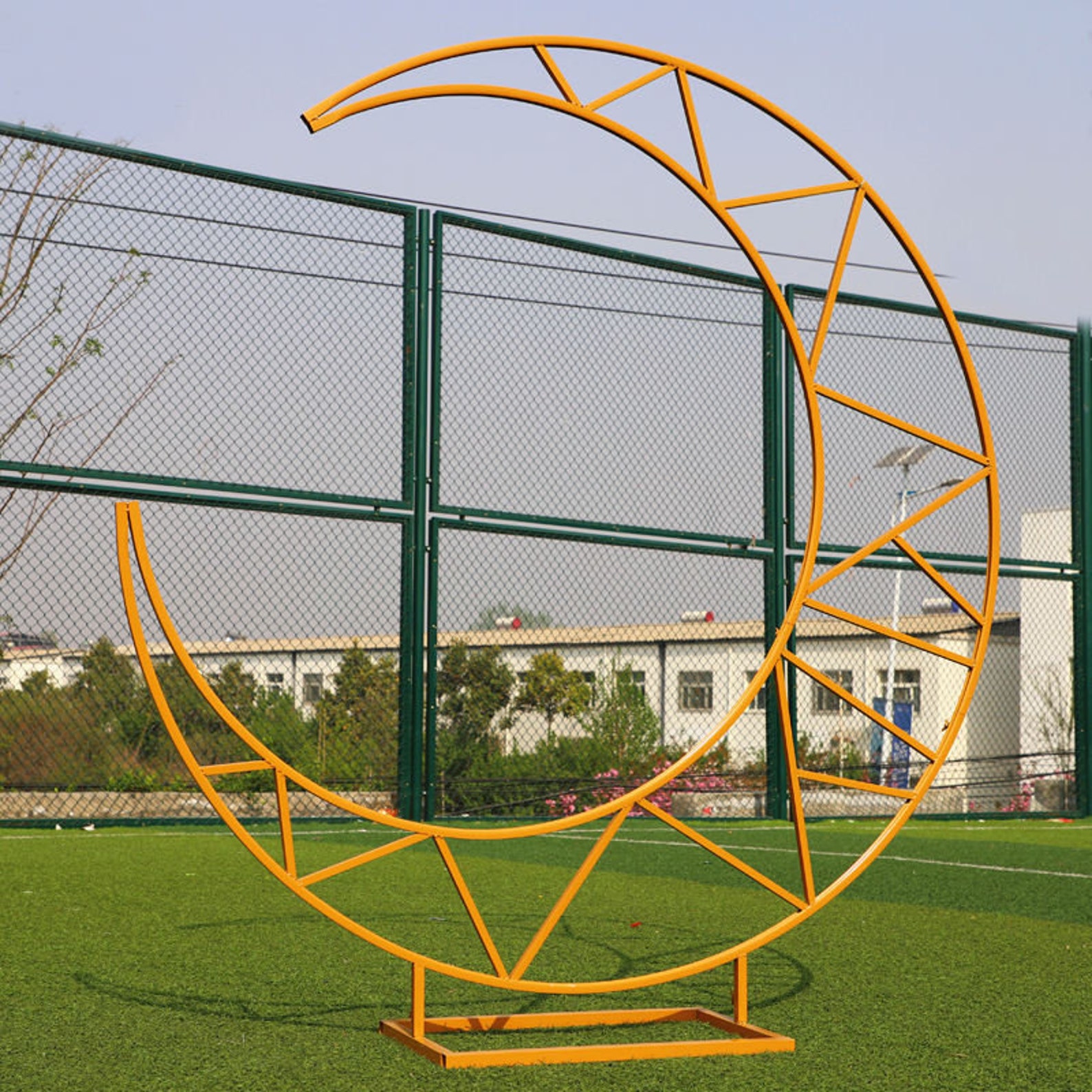 Customize 70.87'' Gold White Moon Ship Metal Iron Arch - Etsy