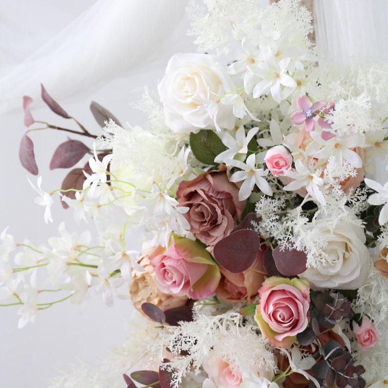 Triangular Flower Row Wedding Floral Marriage Arch Decoration - Etsy