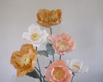 Giant Freestanding Spring/summer Flower Sculpture Set wedding/event ...