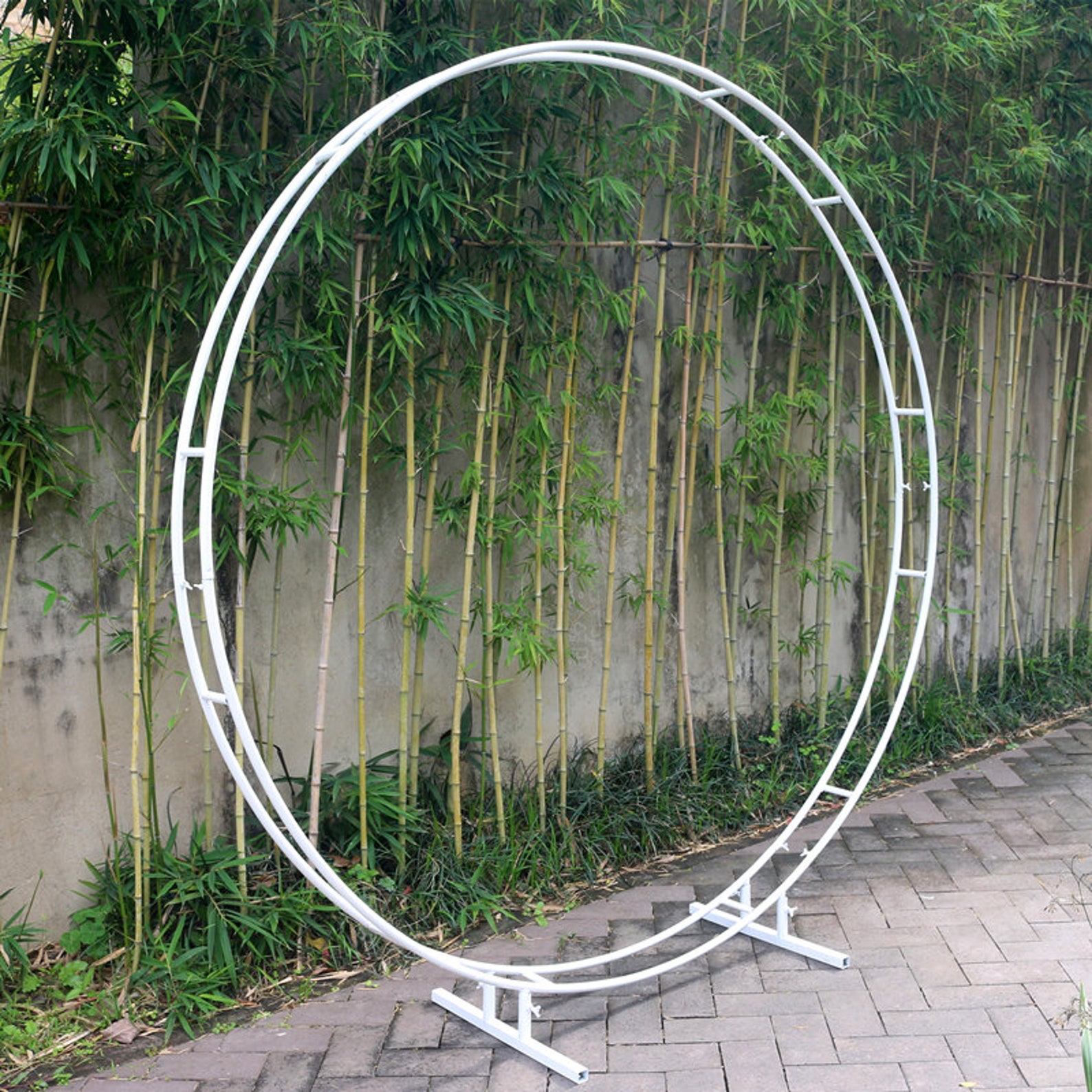 Double Round Ring Wedding Arch Metal Circle Arch Wedding Hoop - Etsy
