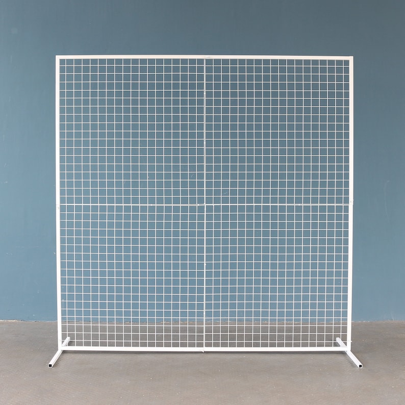 Square Grid Metal Frame Arch Wedding Background Stand Iron | Etsy