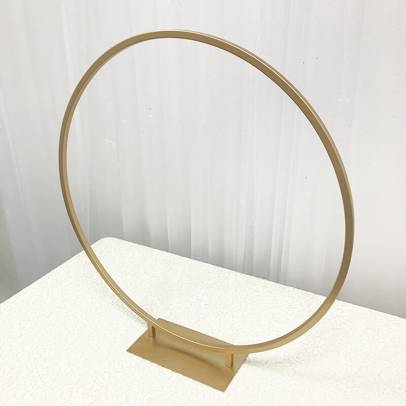 2pcs/lot 60cm 23.64in wedding circle iron stand archestable | Etsy