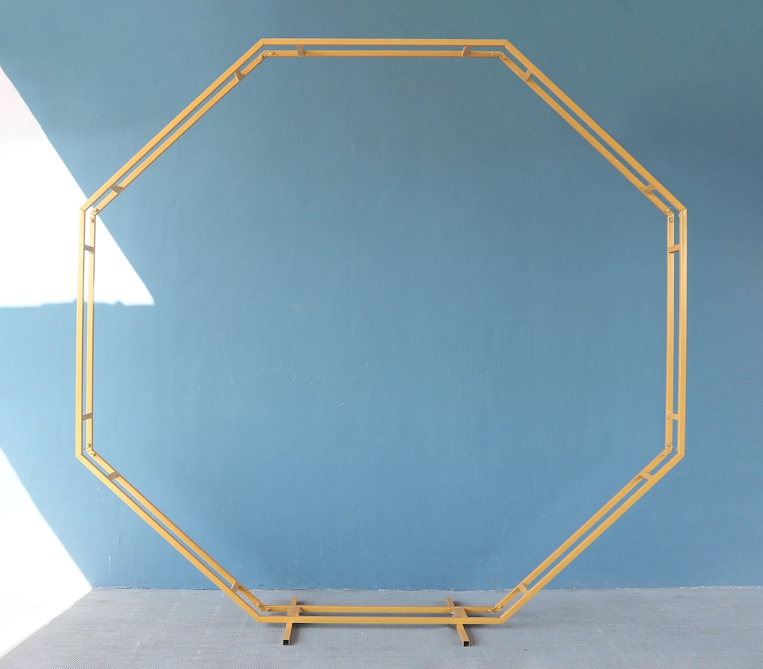 New Octagon Arch Wedding Arch Decoration Props Flower Stand Birthday ...