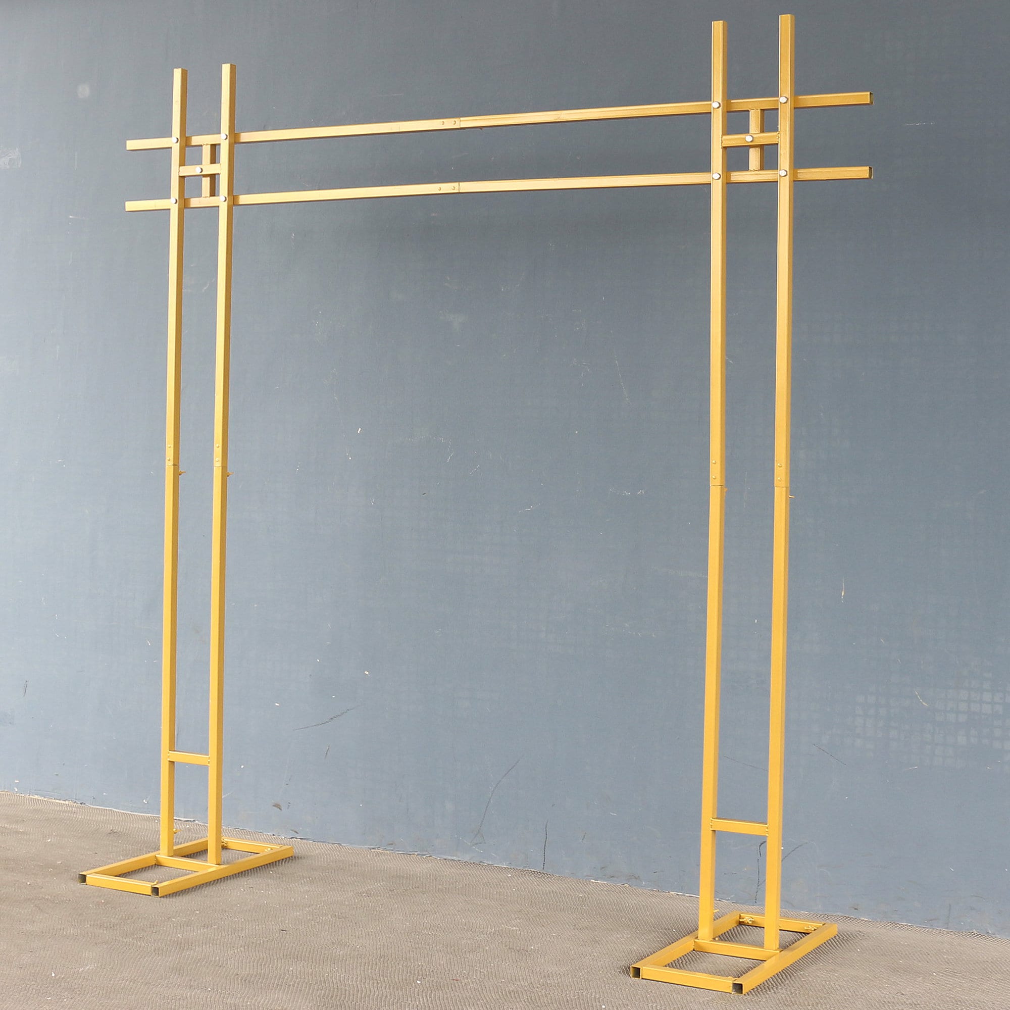 Wedding Arch Wrought Iron Wedding Props Double Pole Square - Etsy Canada