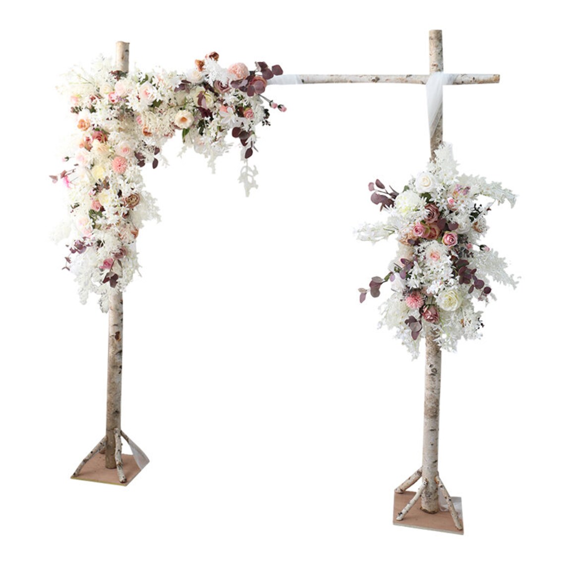 Triangular Flower Row Wedding Floral Marriage Arch Decoration | Etsy