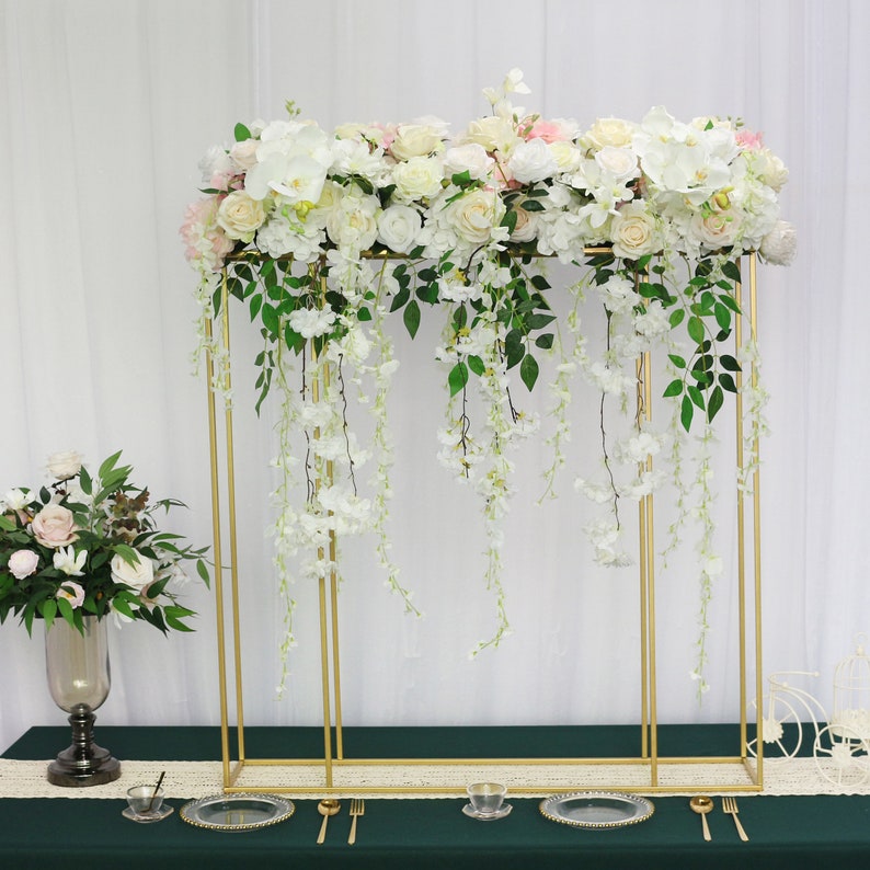 Wedding Centerpiece Gold Metal Flower Stand Wedding Floral - Etsy