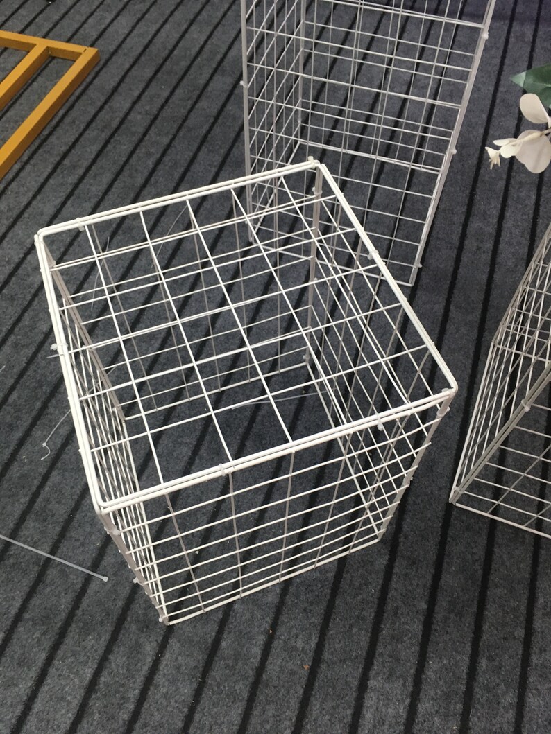 Gold White Wedding Props Line Square Wrought Iron Stage - Etsy