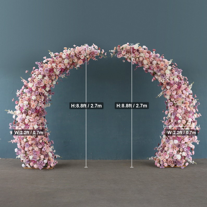 Horns Arch Flower Arrangement Set Wedding Background - Etsy