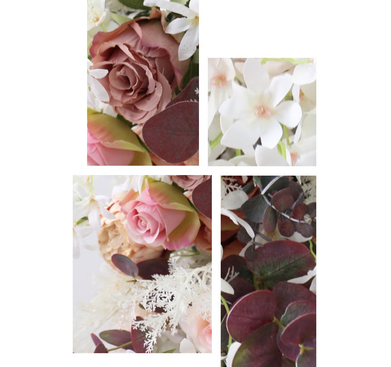 Triangular Flower Row Wedding Floral Marriage Arch Decoration - Etsy