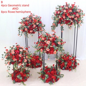 Centerpieces Floral Silk Artificial Flower Hemisphere,wedding Stage ...