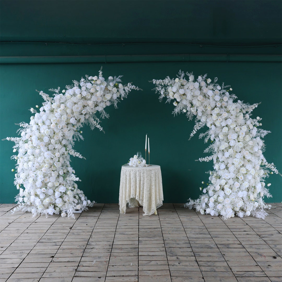 Horns Arch Flower Arrangement Set Wedding Background Decoration Moon ...