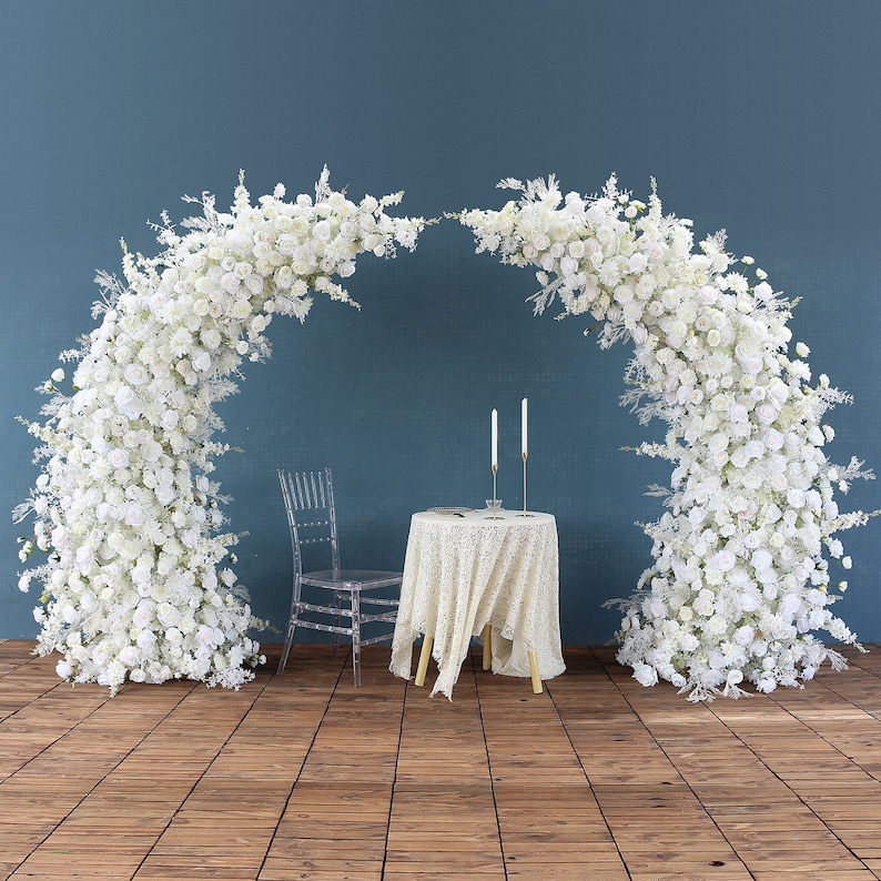 Horns Arch Flower Arrangement Set Wedding Background - Etsy