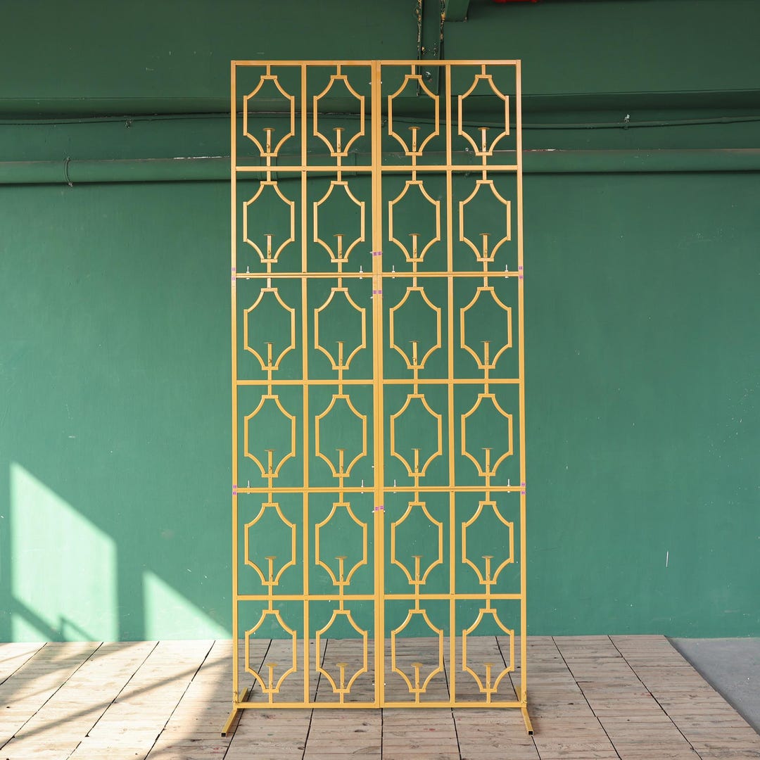 Wedding Props Wrought Iron Lines Screens Arch Wedding Stage Scene ...